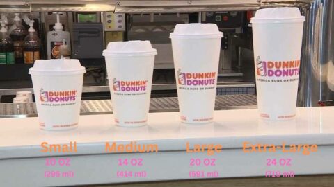 Dunkin' Cup Sizes: All Coffee Sizes & Prices Explained 2025