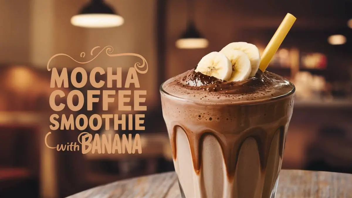 How to Make a Creamy Mocha Coffee Smoothie with Banana (Easy Recipe)