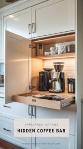 10 Clever Hidden Coffee Bar Ideas for a Clutter-Free Kitchen