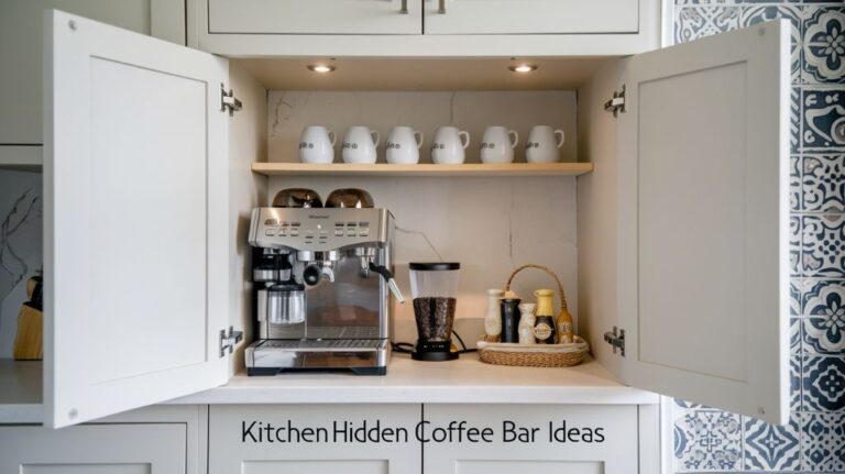 10 Clever Hidden Coffee Bar Ideas for a Clutter-Free Kitchen