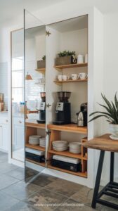 10 Clever Hidden Coffee Bar Ideas for a Clutter-Free Kitchen